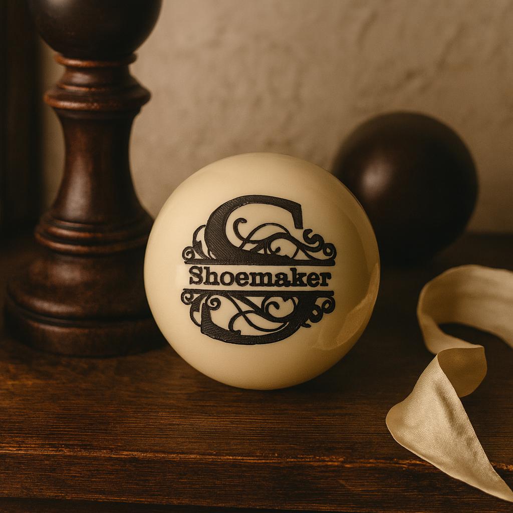Personalized Cue Ball, Billiards Cue Ball, Best Gift for Dad, Father ...