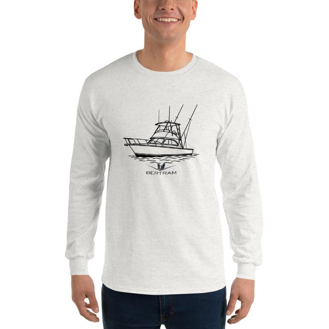 Bertram 35 T-shirt Line Drawing - Etsy