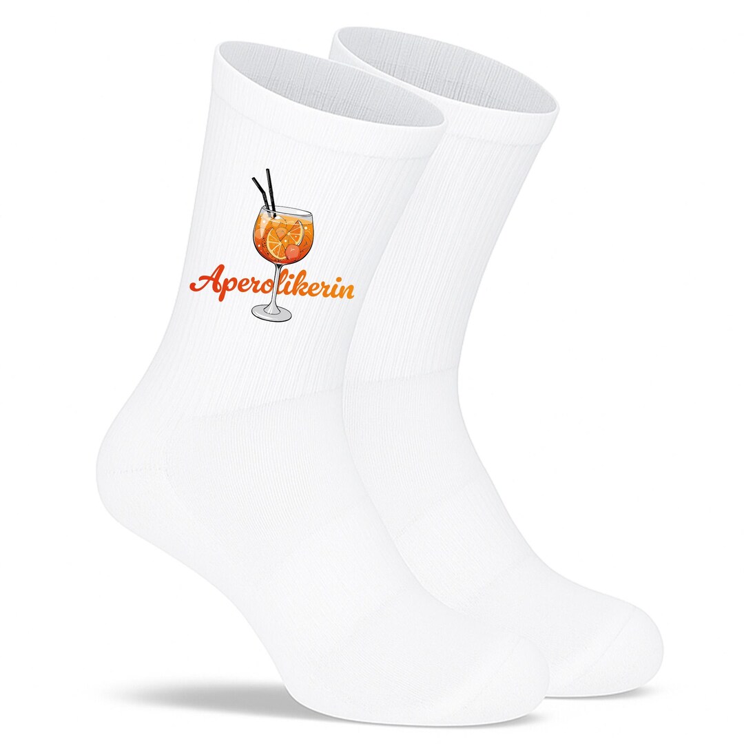 Socken „Aperolkerin“ – Lustige Aperol Spritz Socken | Geschenk für ...