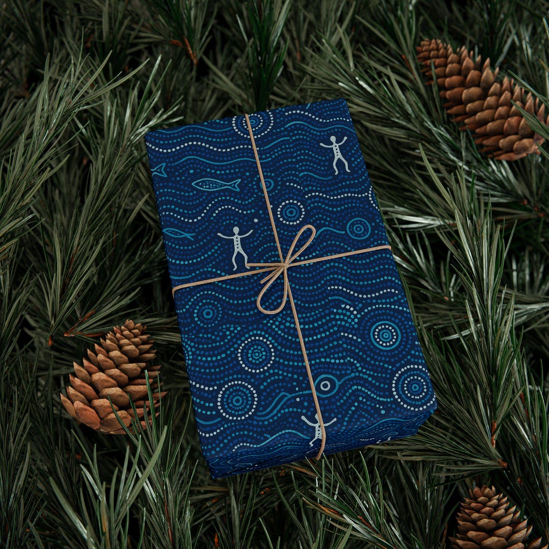 Indigenous Wrapping Paper Roll - Etsy