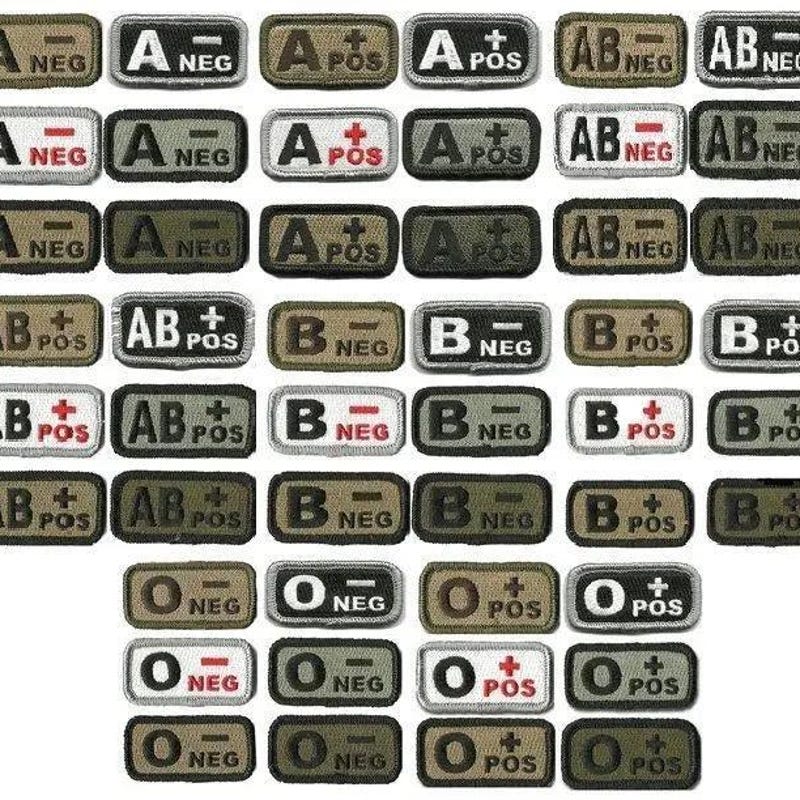 Ab Blood Type Patch - Etsy