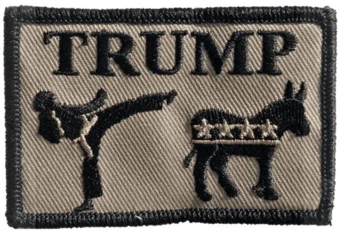 Buckup Tactical Donald Trump Kicking Ass 3x2 Patch - Etsy