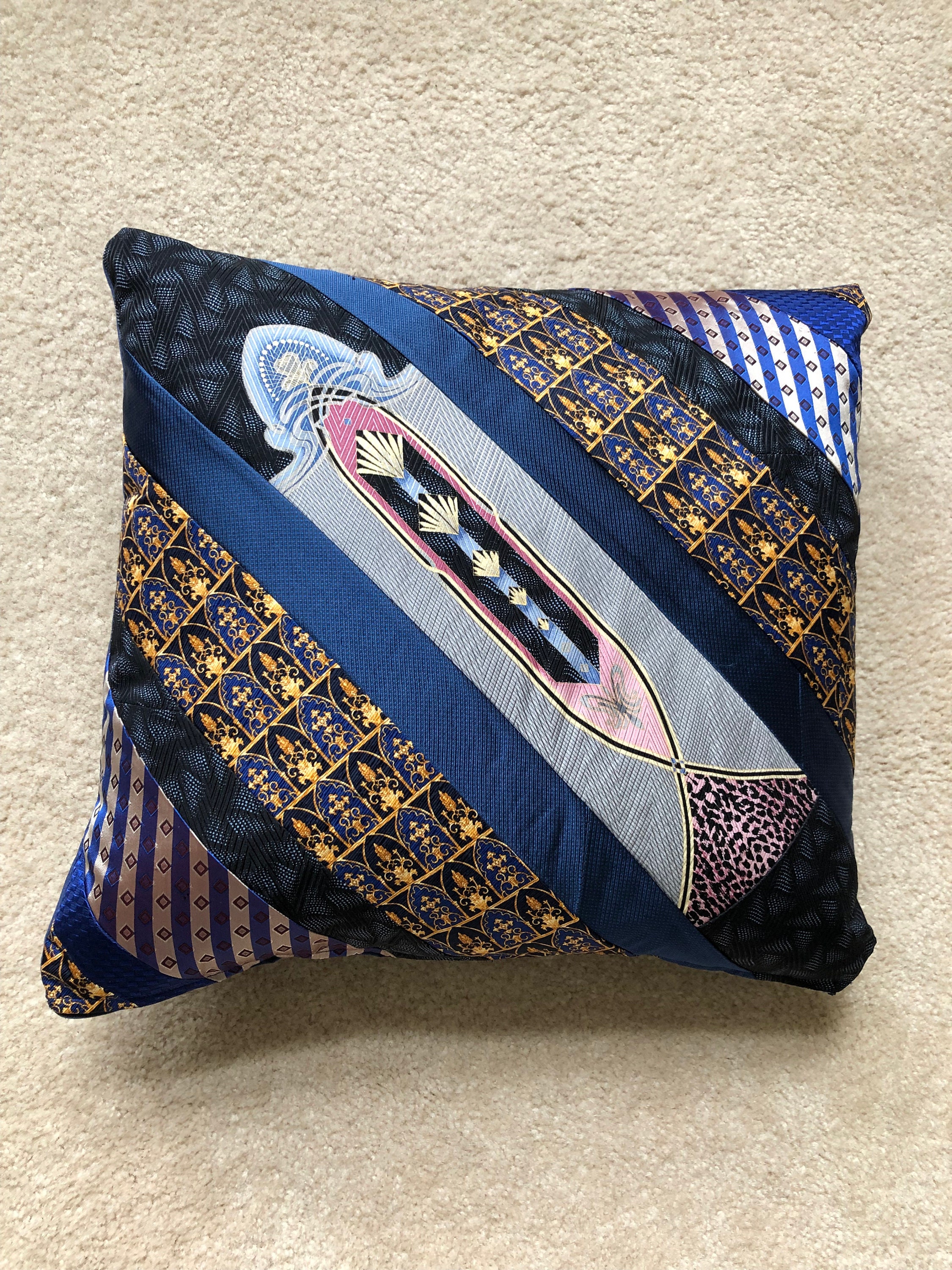 Memory Pillows Custom Made From Your Ties - Etsy
