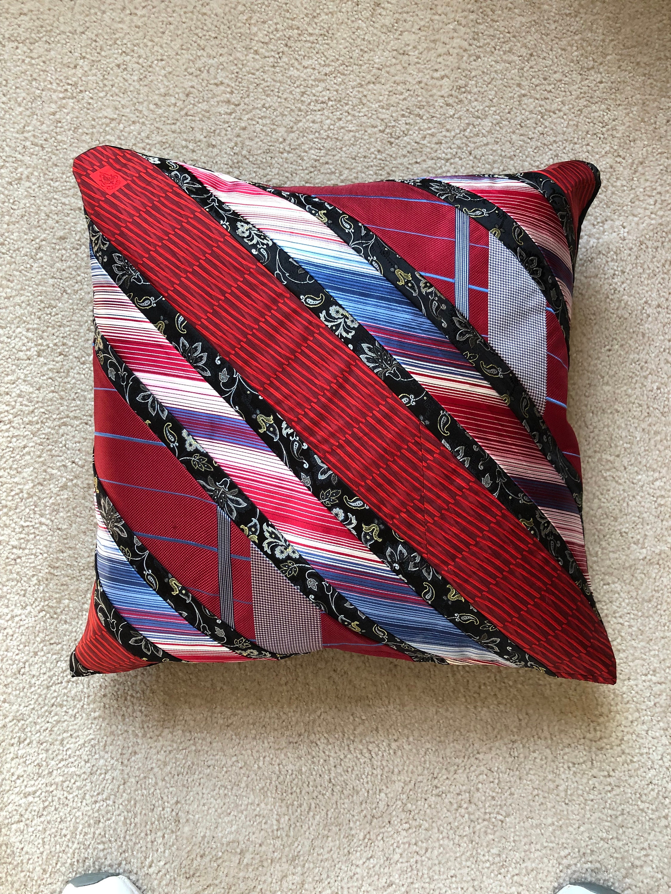 Memory Pillows Custom Made From Your Ties - Etsy