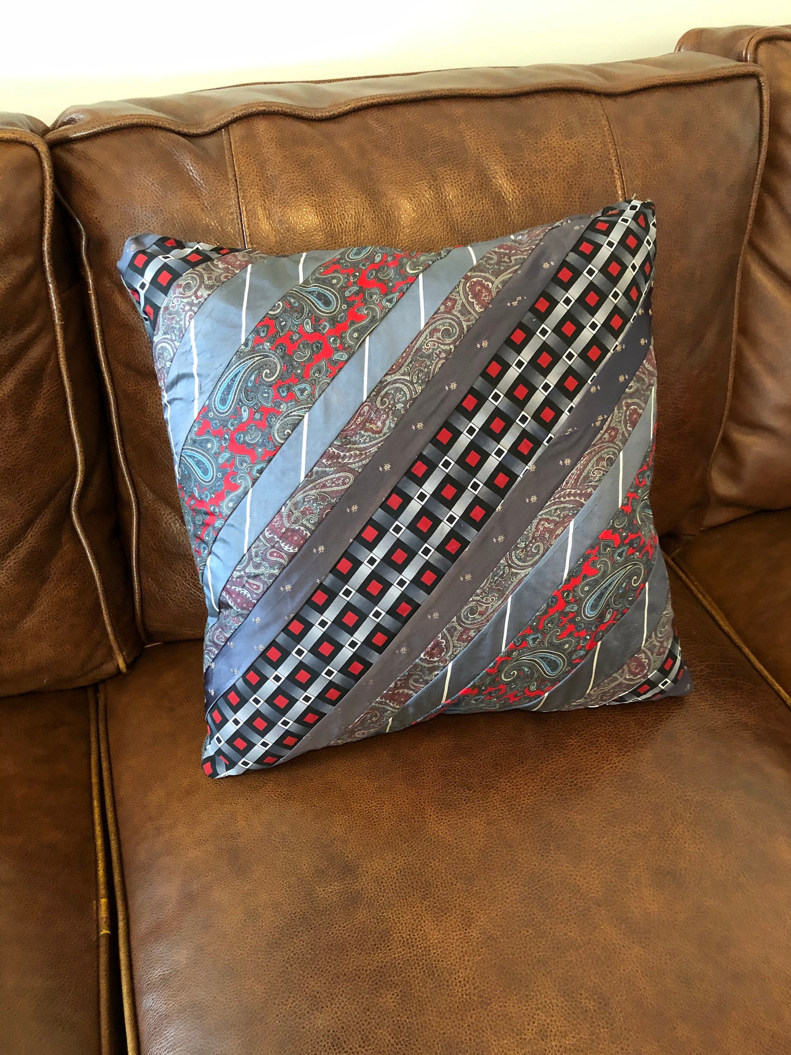 Memory Pillows Custom Made From Your Ties - Etsy