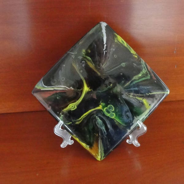 Fused Glass Trivet - Etsy