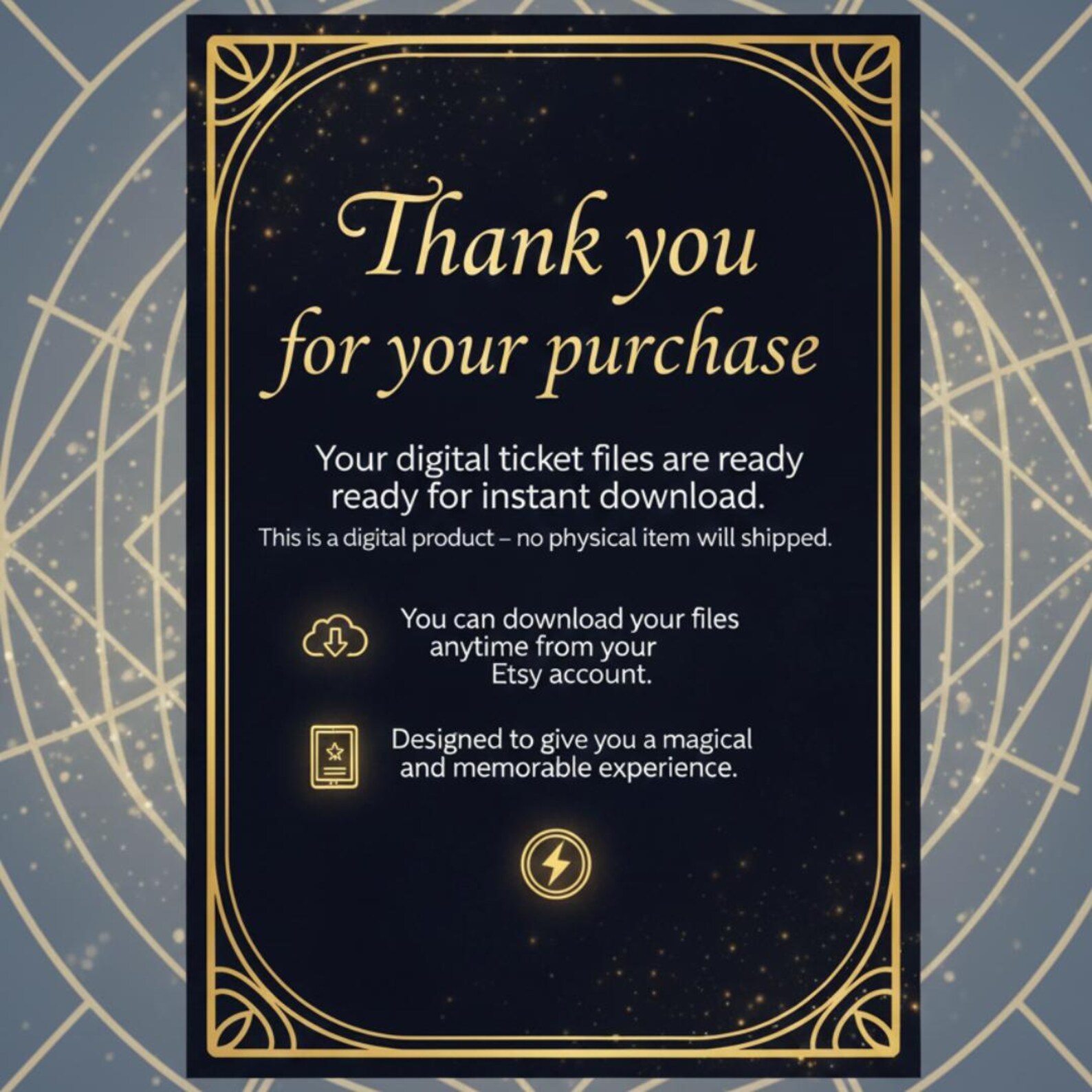 Magic Event Ticket Canva Template, Editable Wizard Fantasy Ticket ...