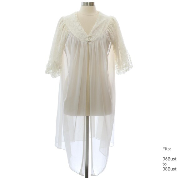Large 60s 'Union Label' Lingerie Robe | Vintage Half … - Gem