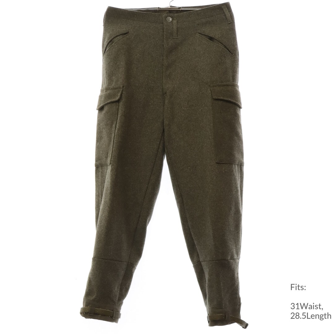 31x28 40s Mens Crown ABC Military Pants | Authentic Vintage WW2 Era ...