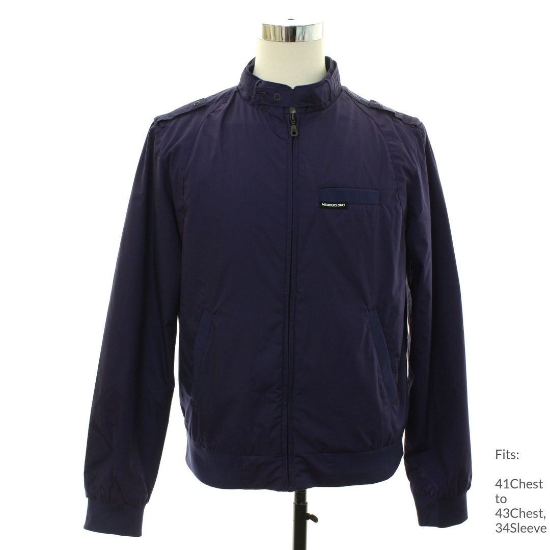 Purple Members Only Jacket (41 to 43 Chest) - Etsy