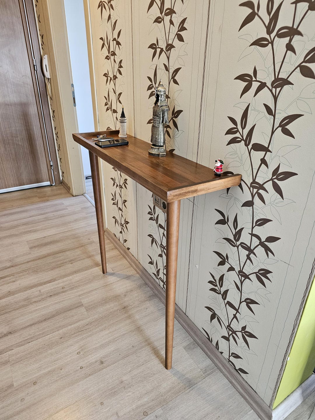 Narrow Console Table for Entryway; 12