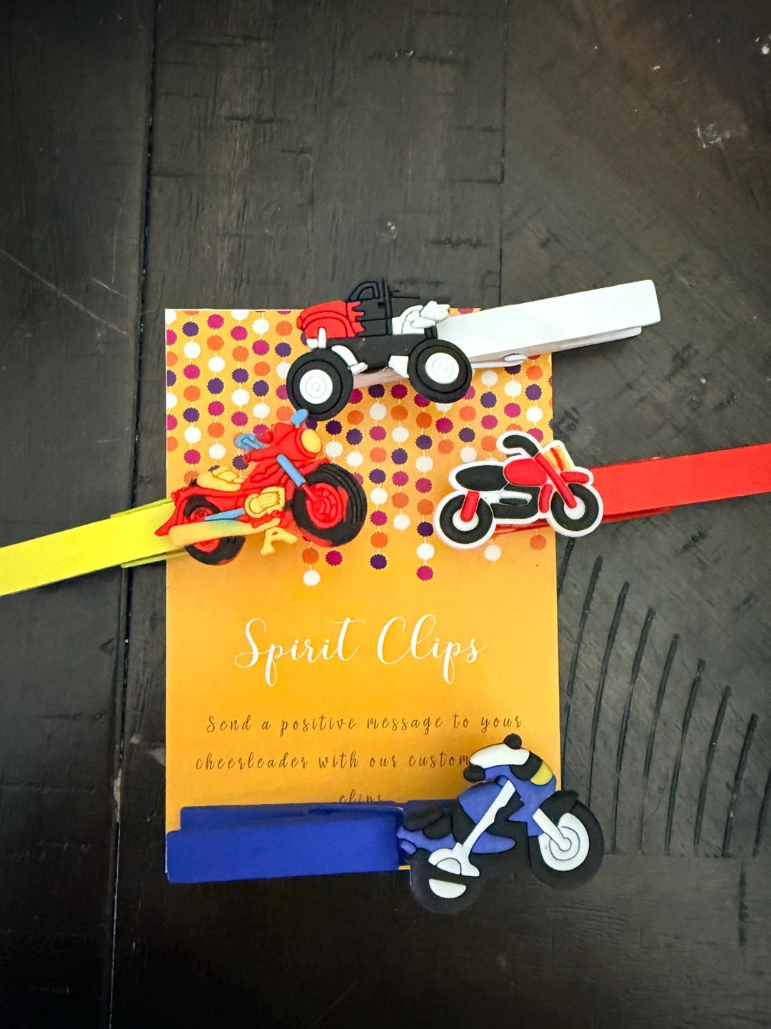 Motorcycle Cheer Clips: Competition Pins - Etsy