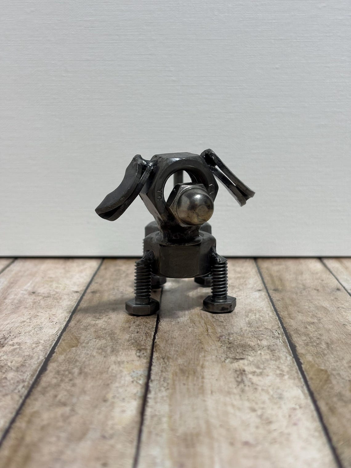Handmade Welded Dog Out of Nuts and Bolts - Etsy