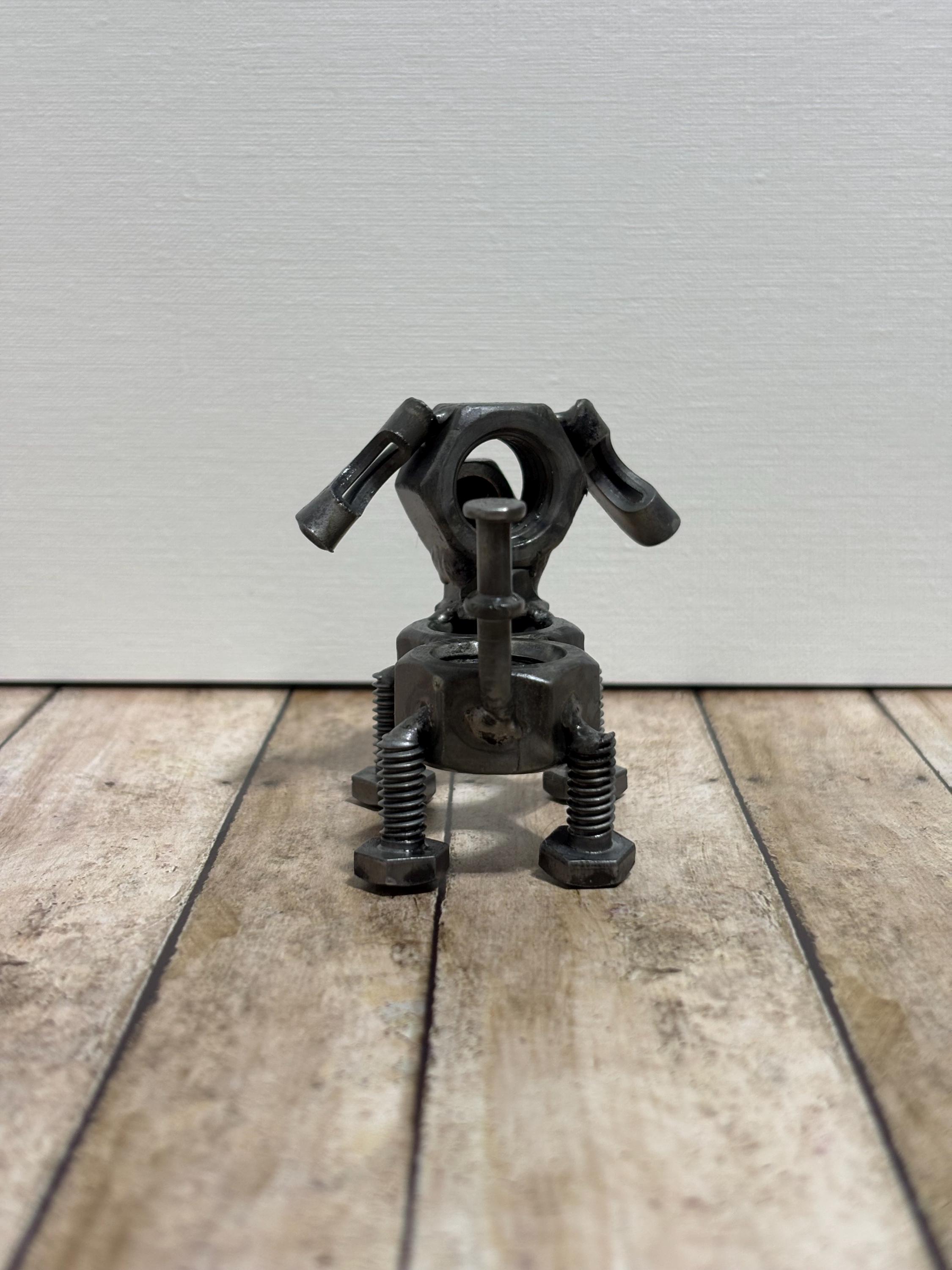 Handmade Welded Dog Out of Nuts and Bolts - Etsy