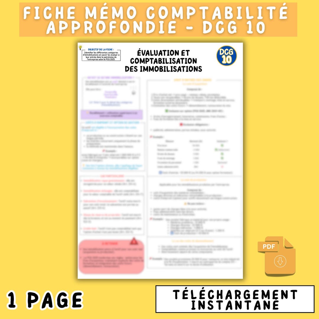 DCG UE 10 Fact Sheet - Valuation and Accounting of Fixed Assets ...