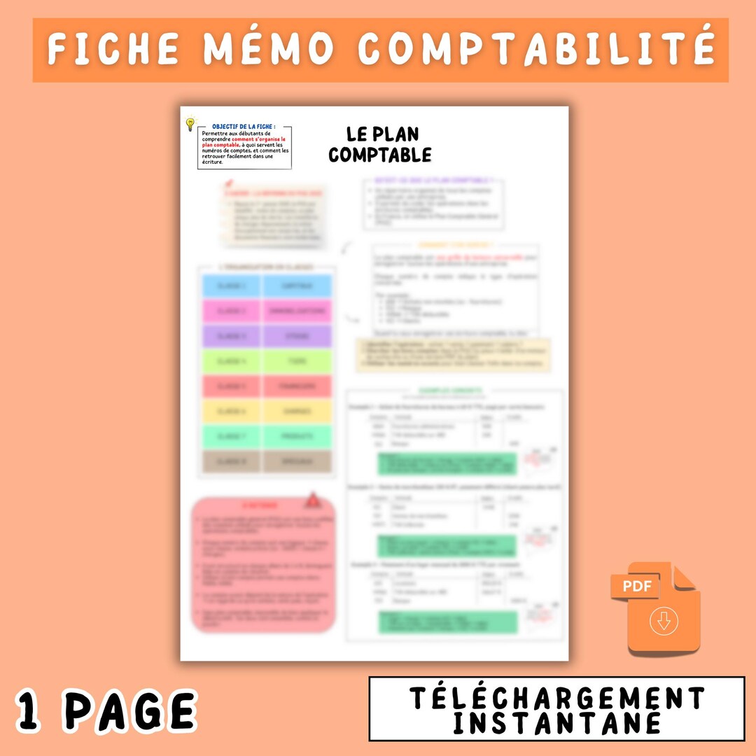 Accounting Cheat Sheet – Chart of Accounts – Printable PDF - Etsy Canada