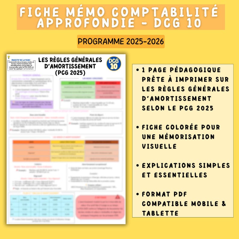 DCG UE 10 Fact Sheet – General Depreciation Rules | Accounting PDF Memo ...