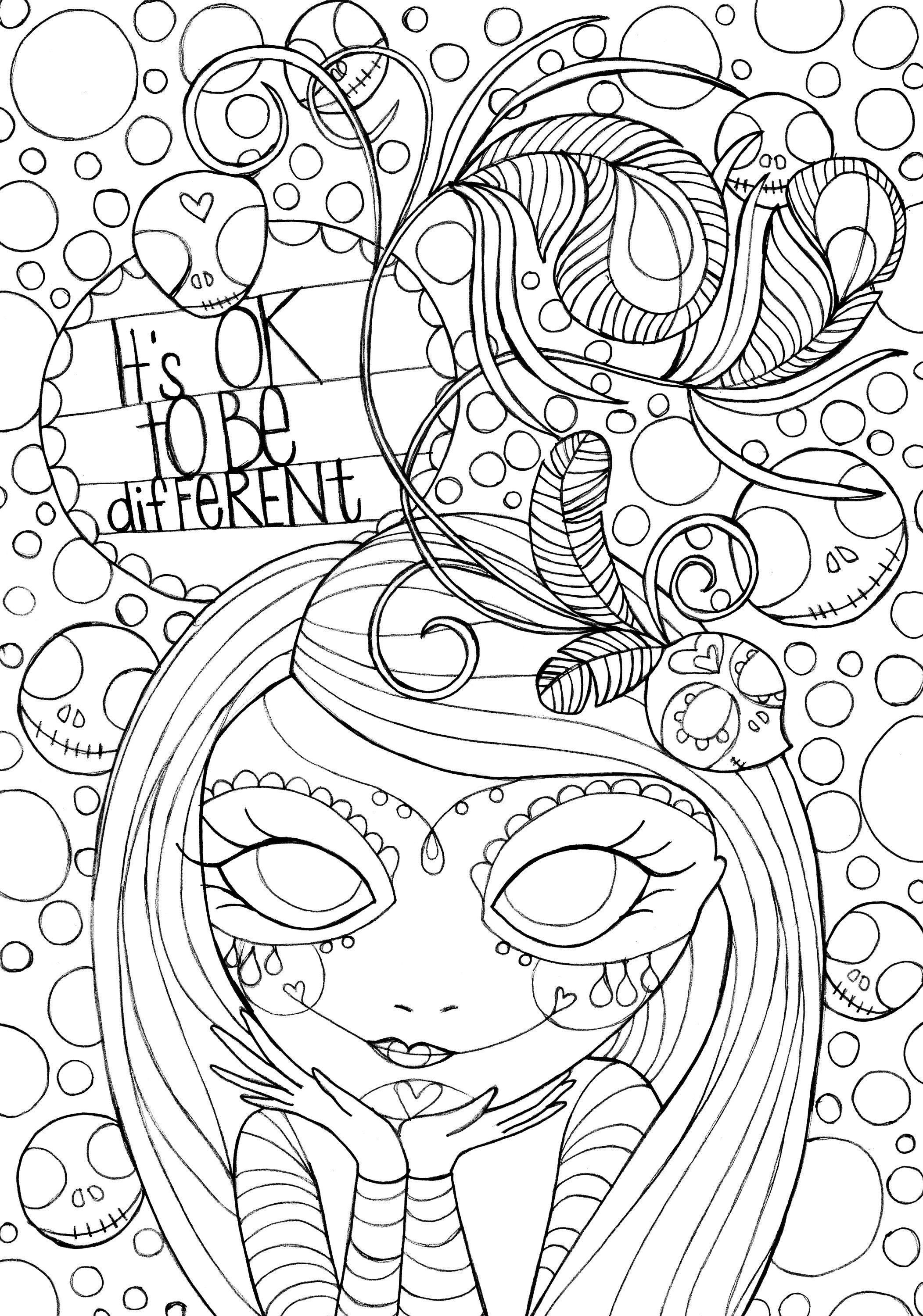 10 Pk A4 Tween Art Therapy Colouring in Pages - Etsy