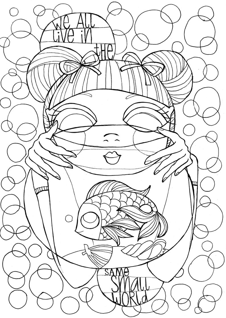10 Pk A4 Tween Art Therapy Colouring in Pages - Etsy