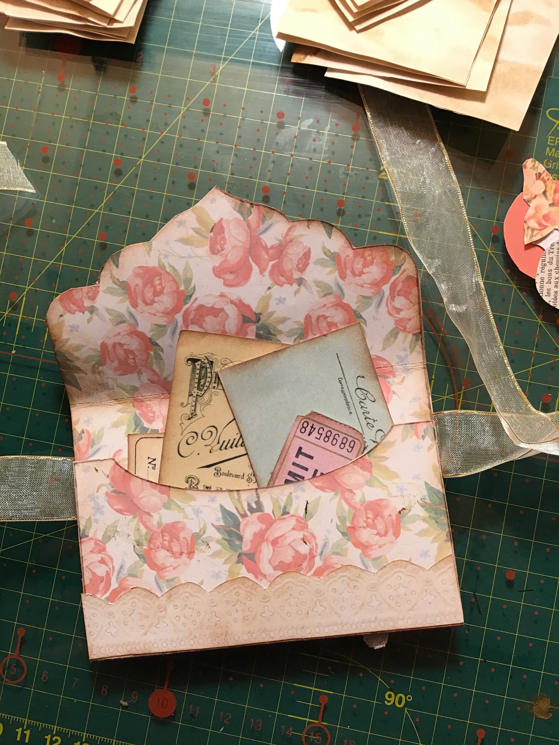 Printable Journal Insert Pocket Junk Journal Insert | Etsy