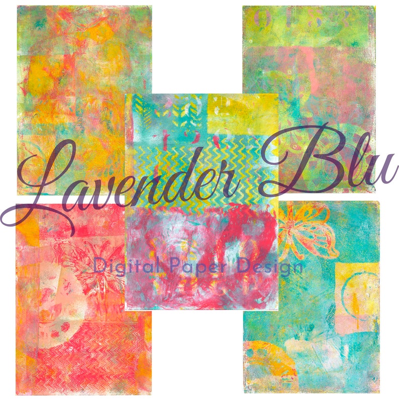 Digital Scrapbook Paper Mixed Media Papers Spring Time - Etsy