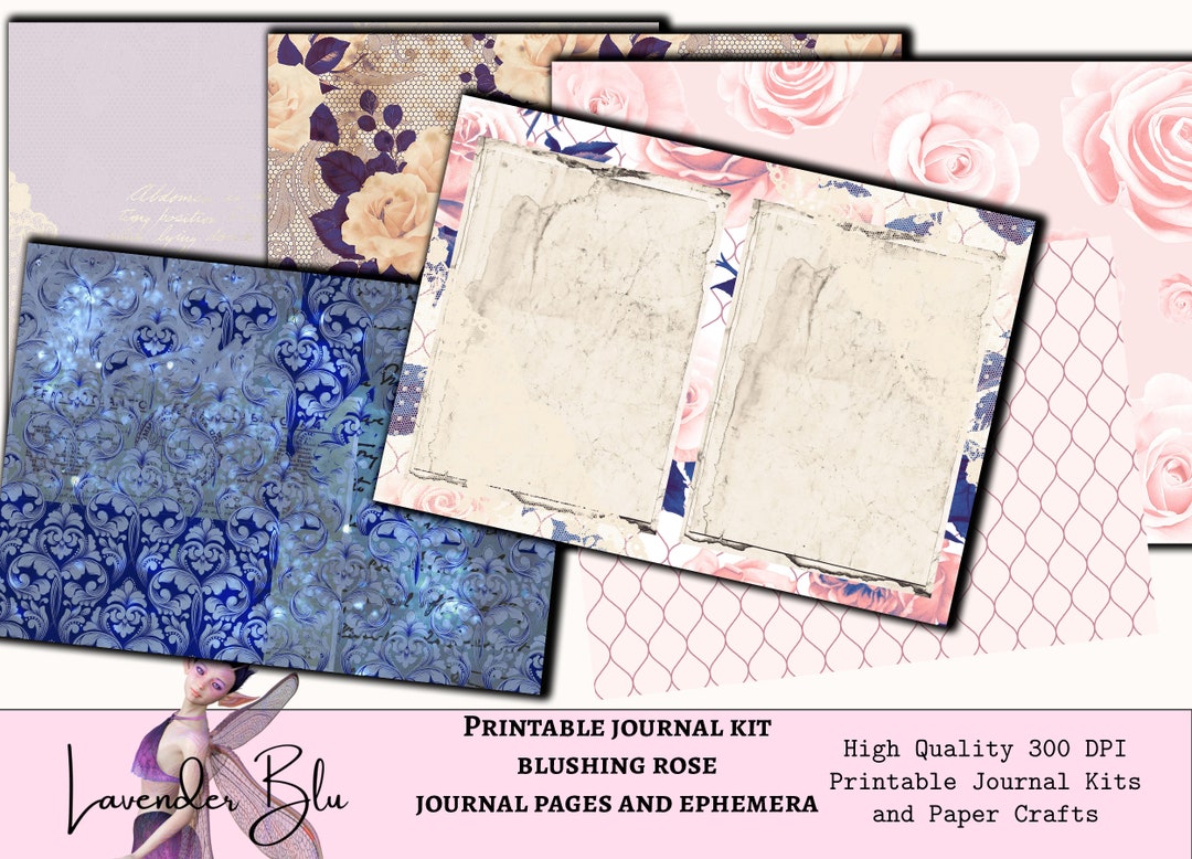 Buy Printable Journal Kit, Junk Journal Kit, Digital Kit, Scrapbook ...