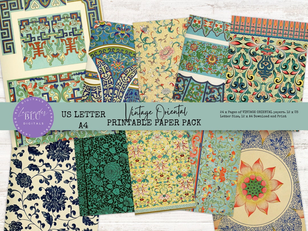 Printable Paper Pack, Digital Paper, Craft Paper, Journal Papers ...
