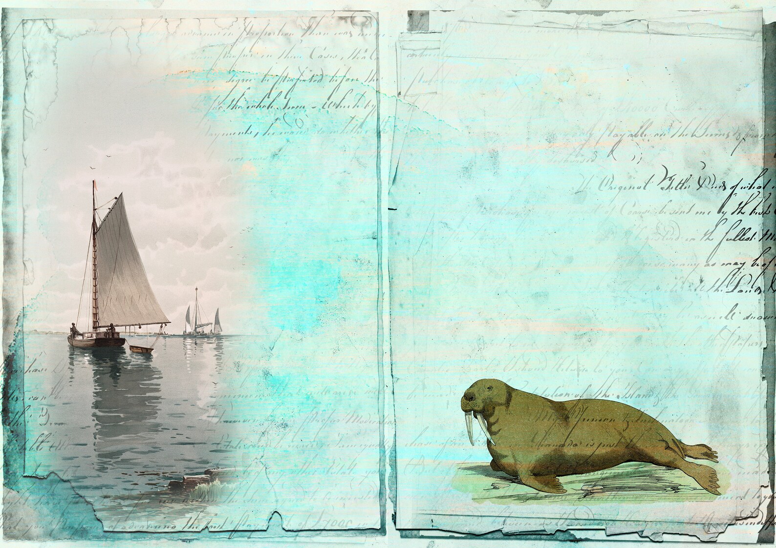 Junk Journal Printable Journal Kit by the Sea. Junk Journal | Etsy