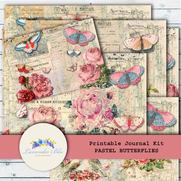 Butterfly Ephemera - Etsy