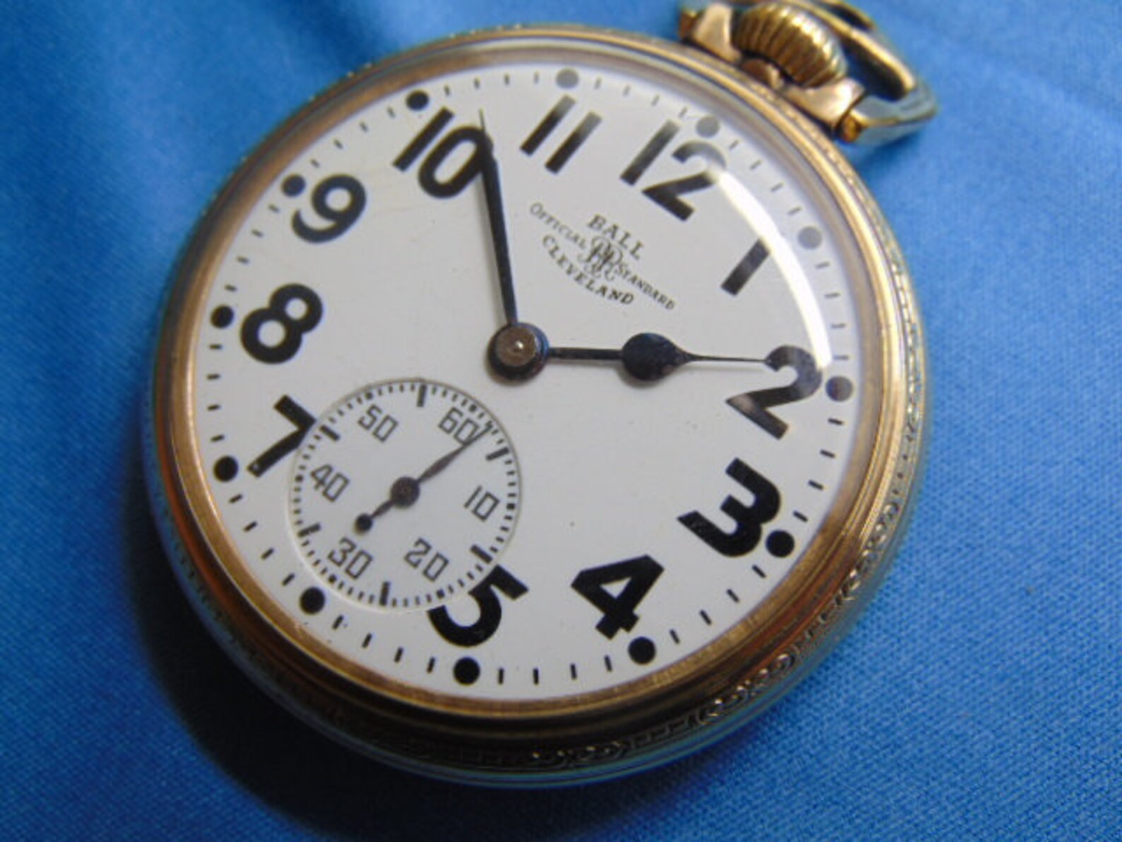 Ball Pocket Watch RR Approved Official Railroad | Etsy