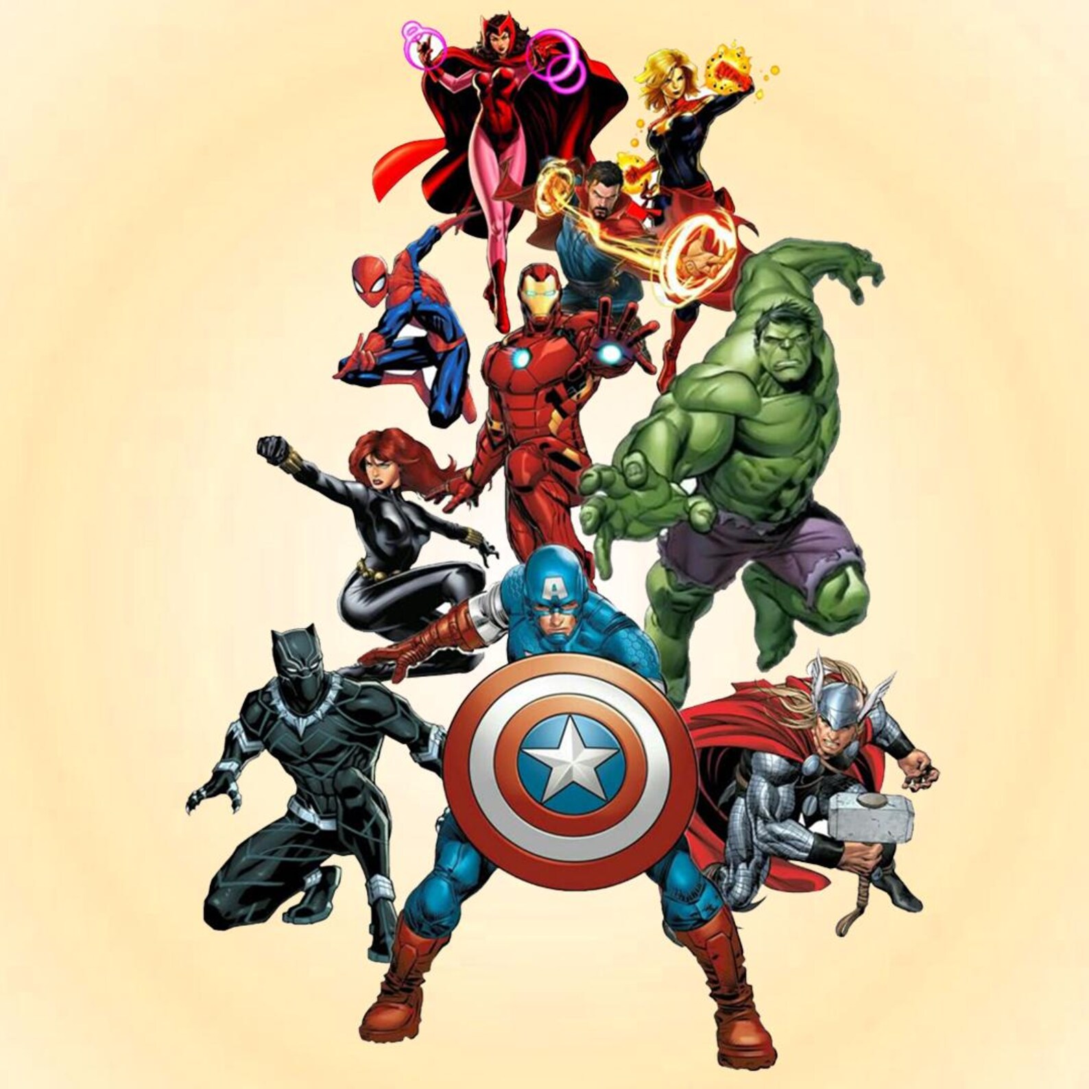 50+ Superhero Png Bundle, Superheroes Clipart, Heroes Png Set, Avengers ...