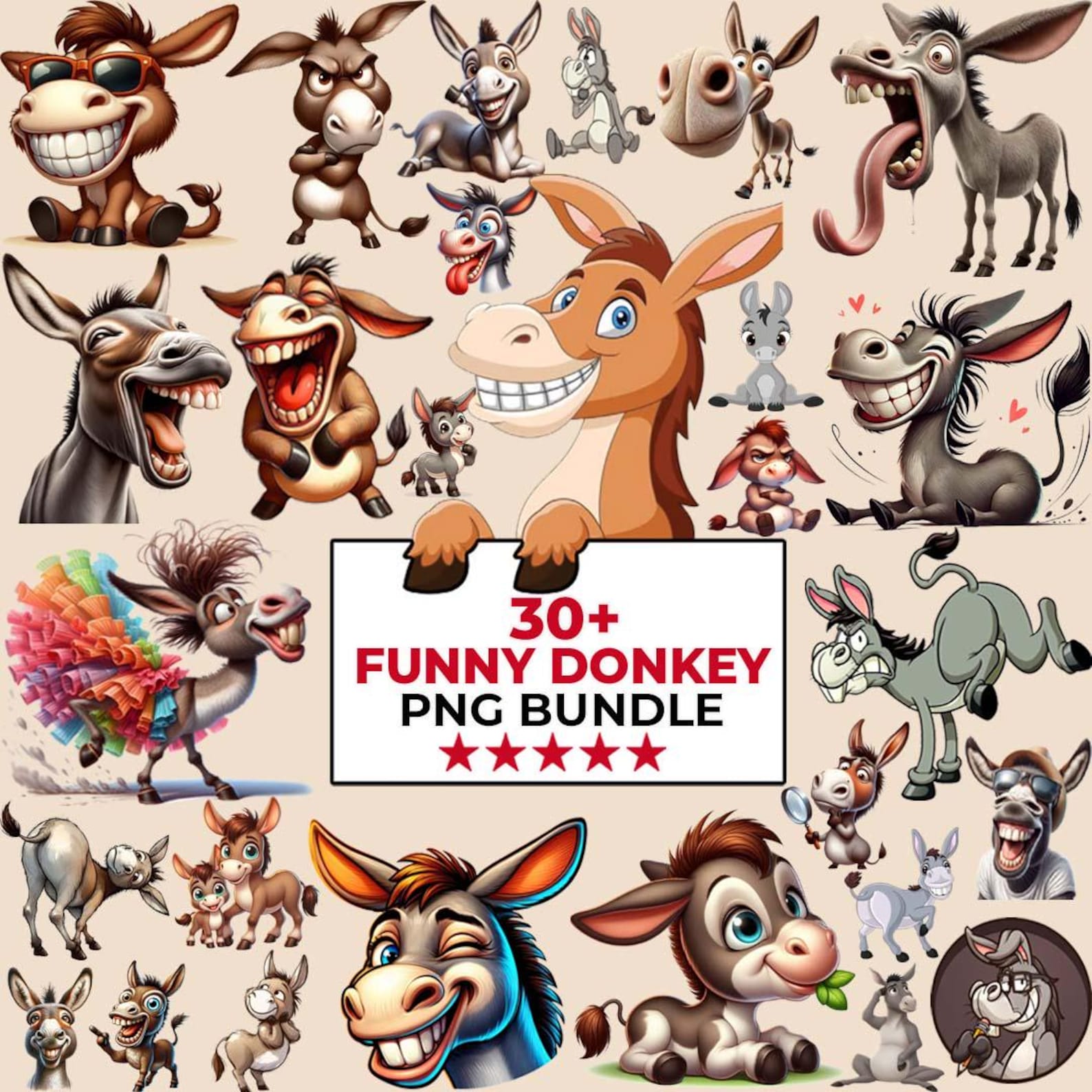 30+ Funny Donkey Pngs, Crazy Donkeys Clipart Printable,cute Donkeys ...