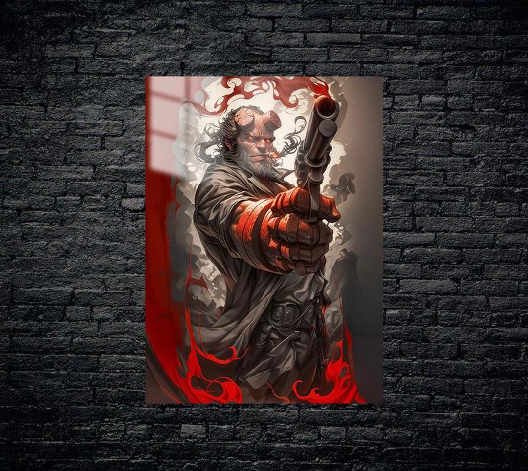 Superhero Metal Wall Art Gift | Comic Style Metal Poster | Action Hero ...