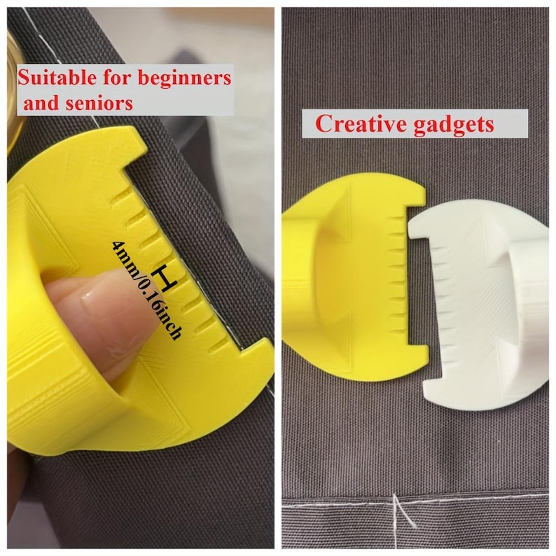 Easy Grip Hand Sewing Tool 4mm Stitch Spacing Aid for Beginners and ...