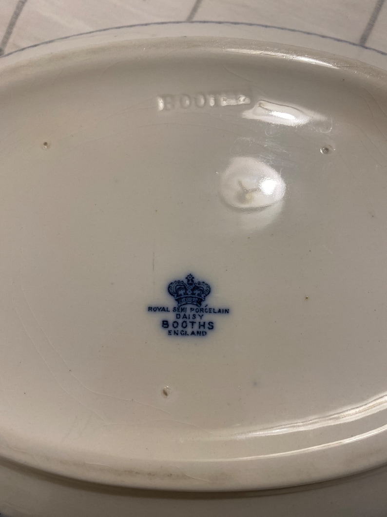 Royal Semi Porcelain “daisy” BOOTHS England - Etsy