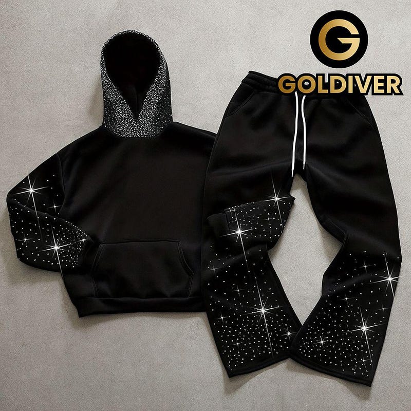 Rhinestone Tracksuit - Etsy