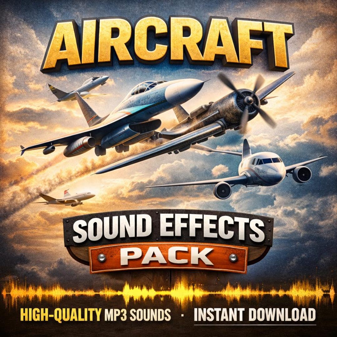 Aircraft Sound Effects Pack – High-quality MP3 Audio Collection - Etsy