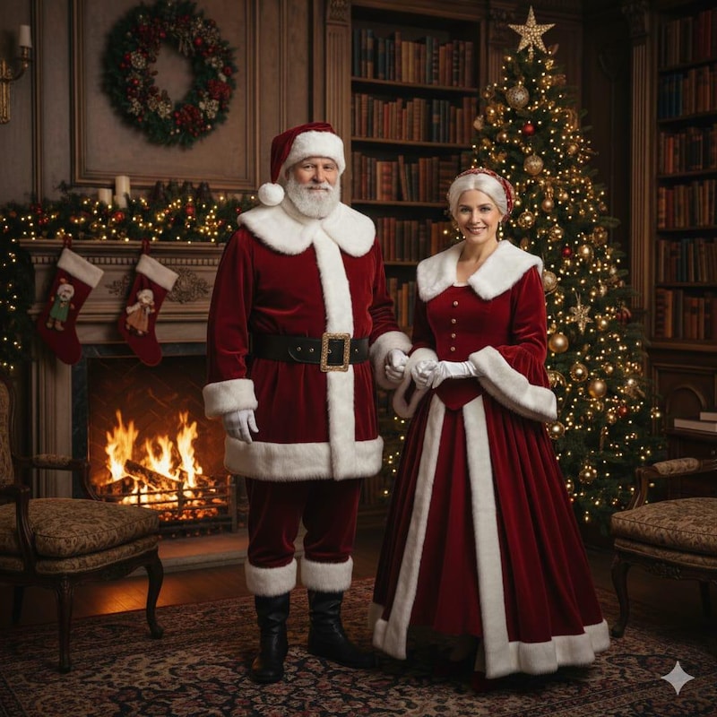 Mr And Mrs Claus Costumes