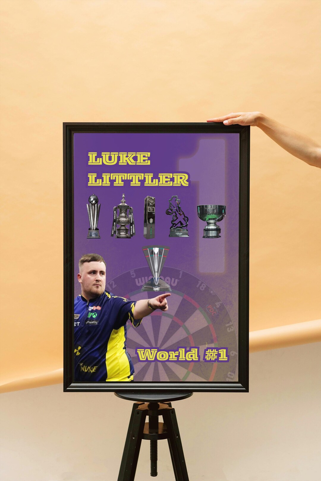 Luke Littler - World No1 Poster - 6 Current Trophies Updated ...
