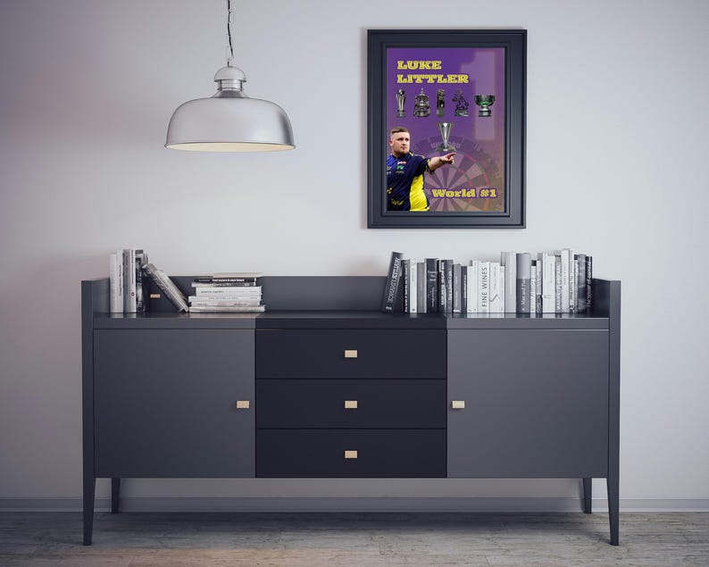 Luke Littler - World No1 Poster - 6 Current Trophies Updated ...
