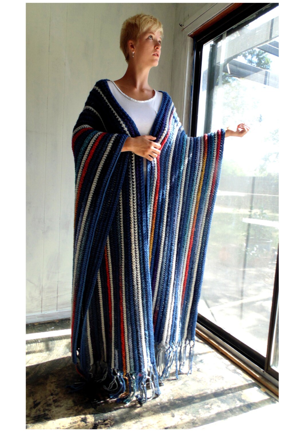 Crochet PATTERN Simply Ruana cloak Shawl Poncho - Etsy Canada