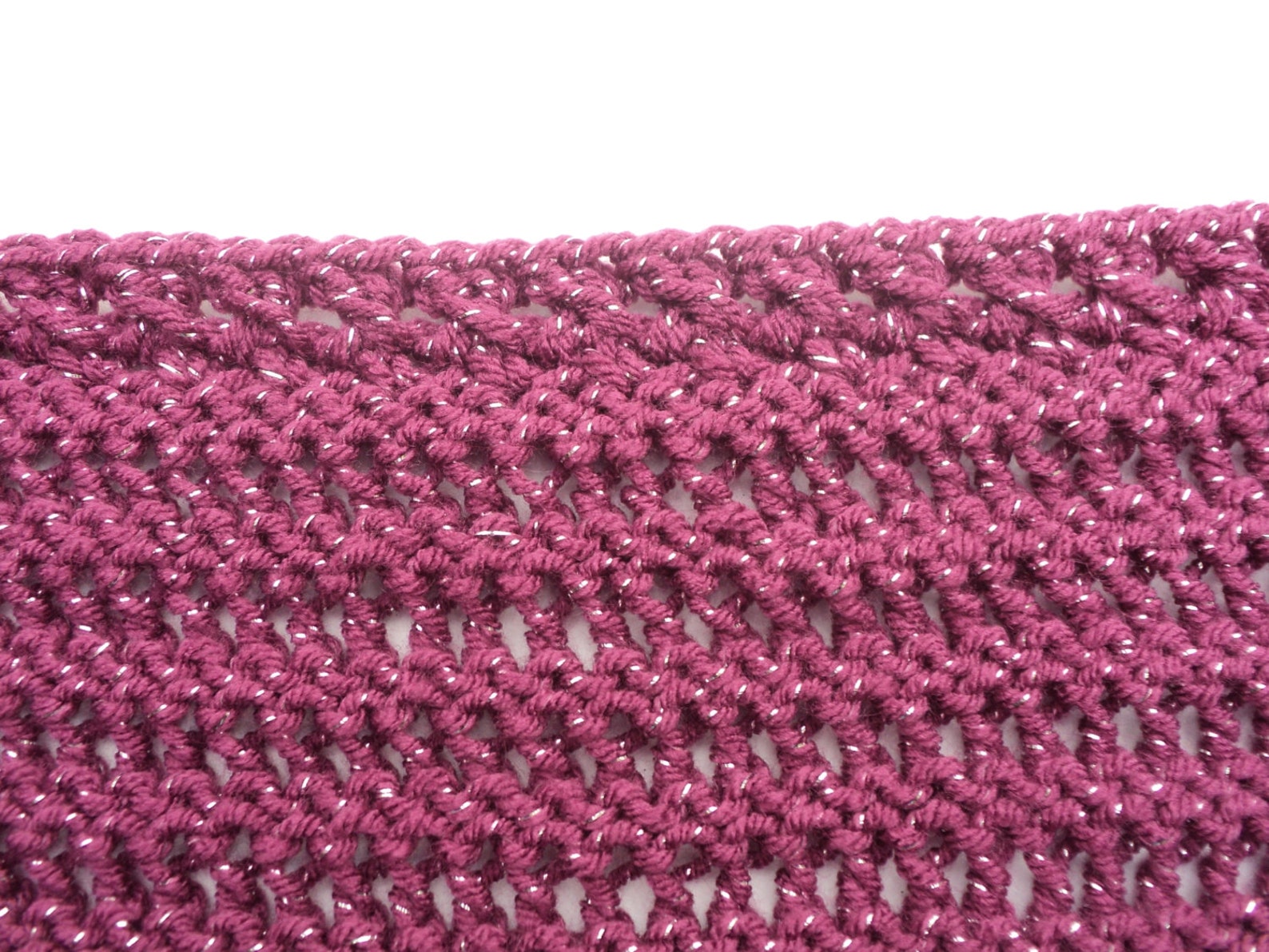 Knit/crochet PATTERN Veil Knit Scarf Bandana - Etsy