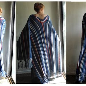 Crochet PATTERN - Simply Ruana - Cloak Shawl Poncho - Etsy