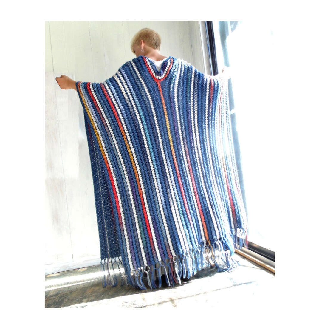 Crochet PATTERN - Simply Ruana - Cloak Shawl Poncho - Etsy