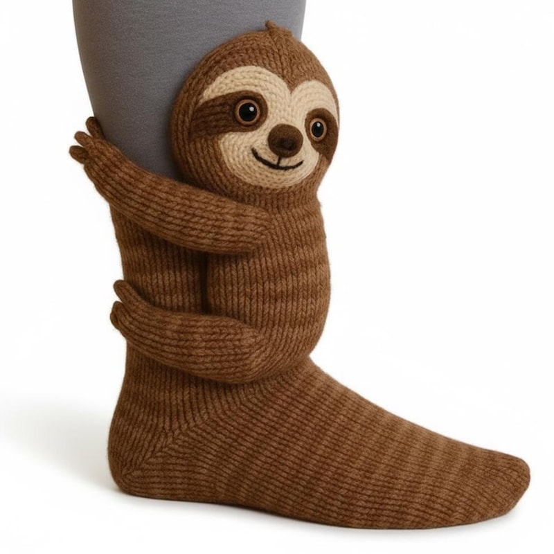 Sloth Socks Hugging - Etsy