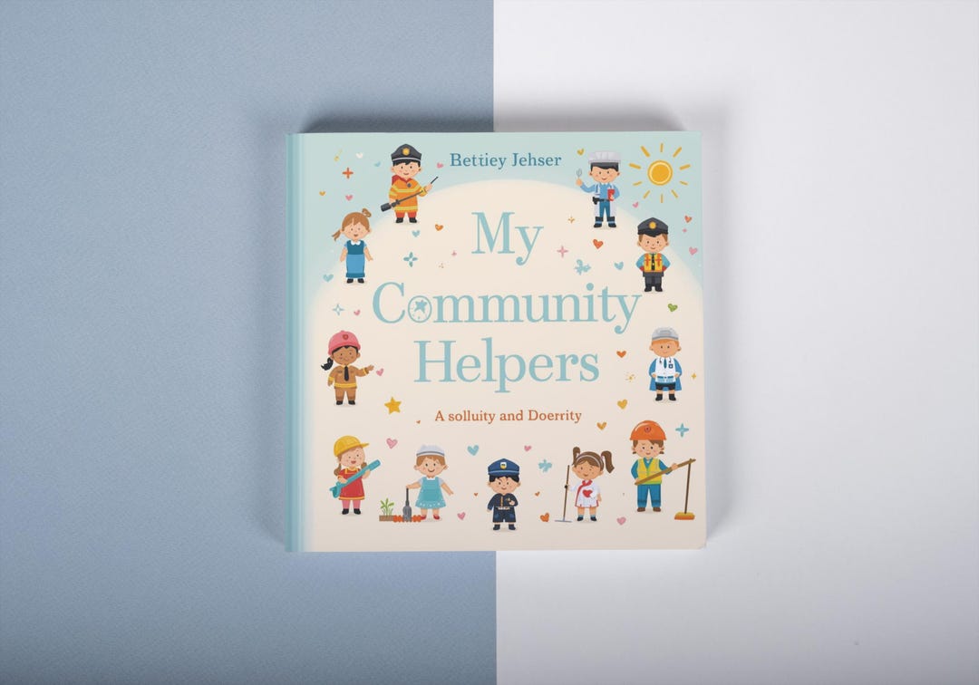 Community Helpers Printable Book: Educational PDF for Preschool - Etsy
