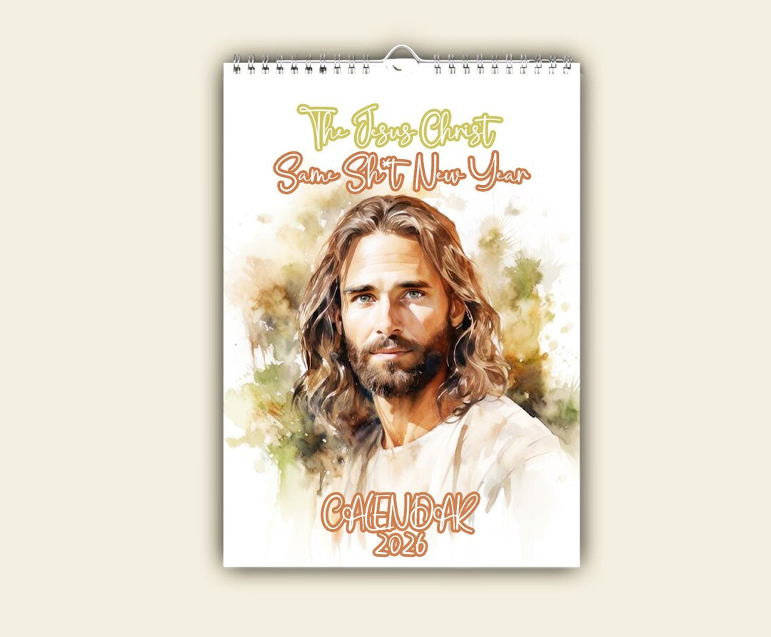 Jesus Christus Kalender 2026, Kalender 2026, lustige Geschenkidee für ...
