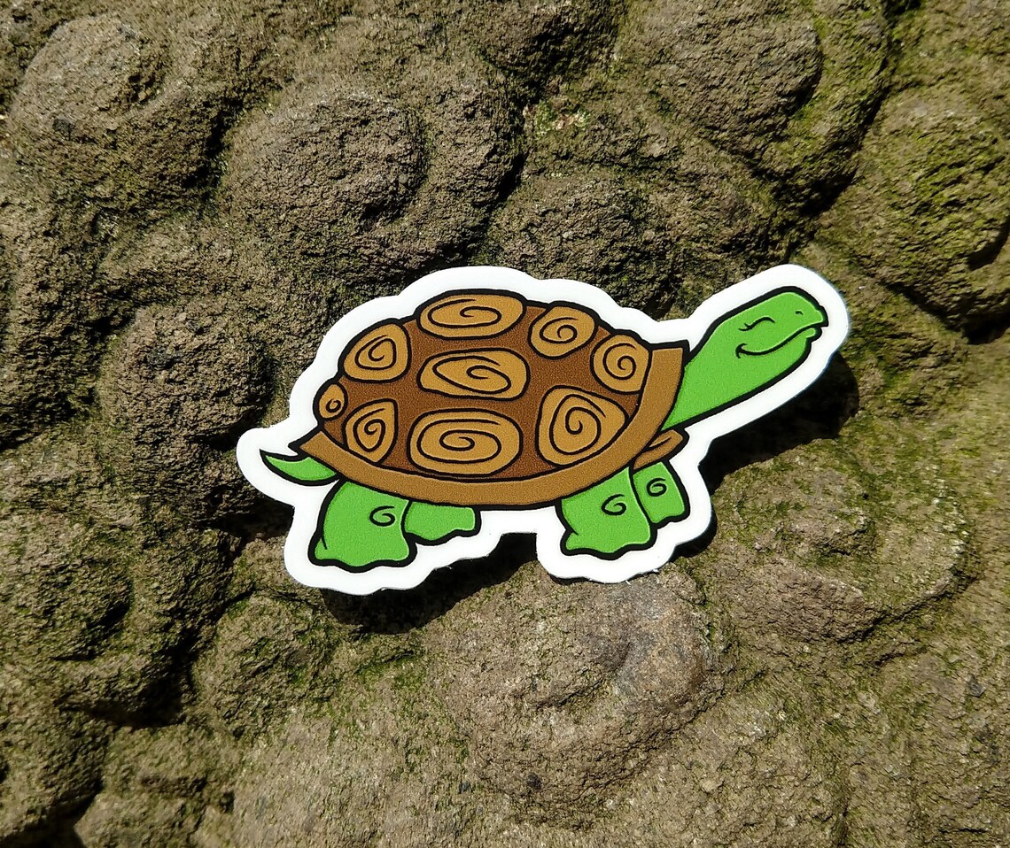 Turtle Sticker Sticker Turtle Turtle Gifts Brake for - Etsy