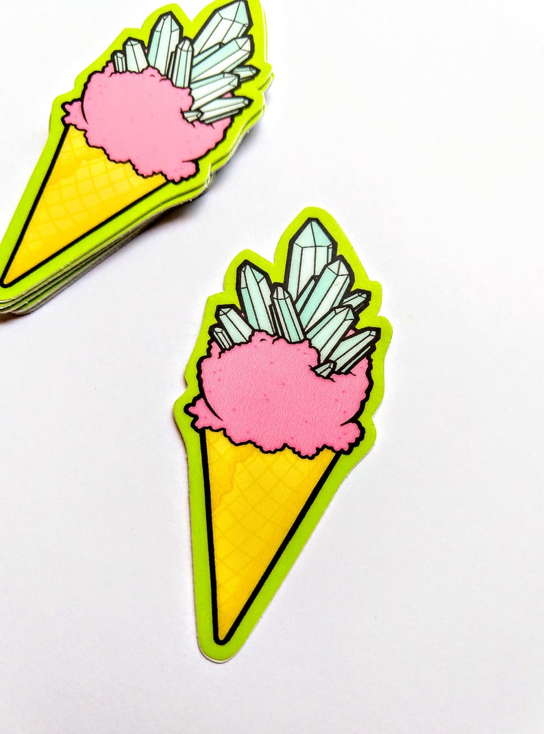Ice Cream Sticker Sticker ice cream ice cream Gifts | Etsy