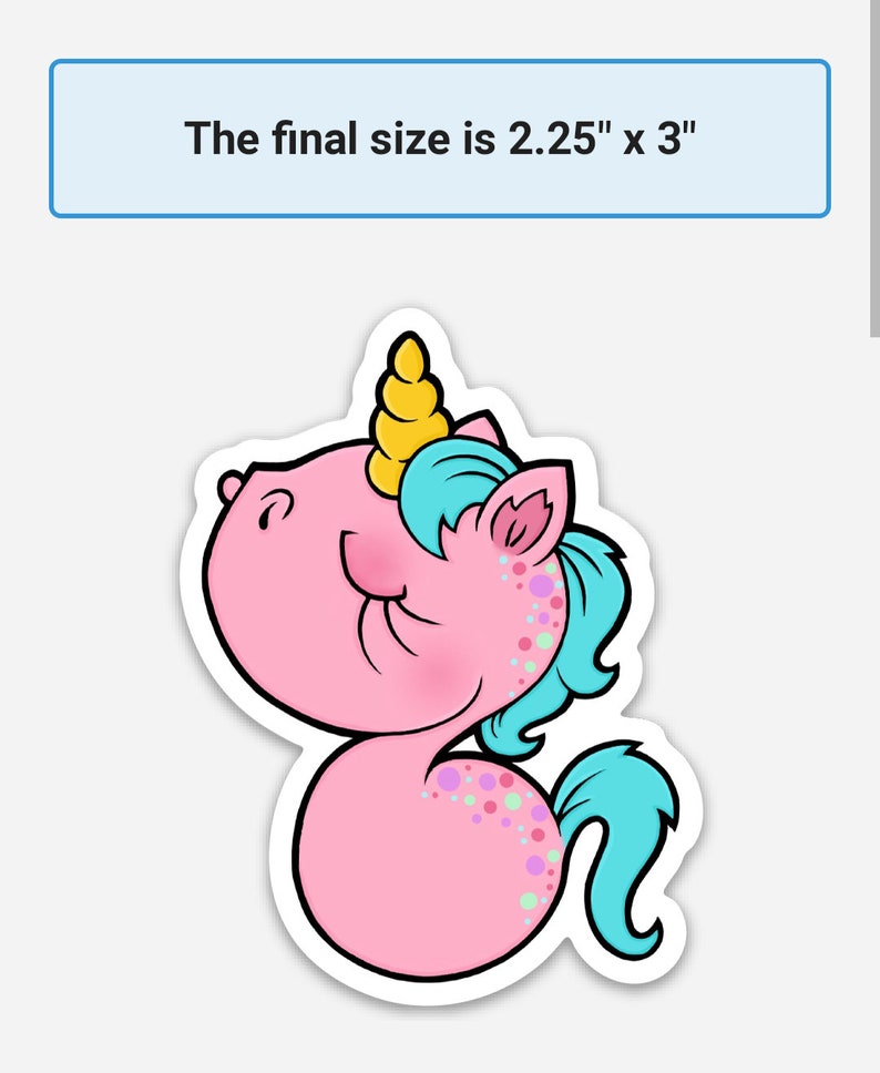 Unicorn Sticker, Sticker, Unicorn, Bumper Sticker, Car Sticker - Etsy